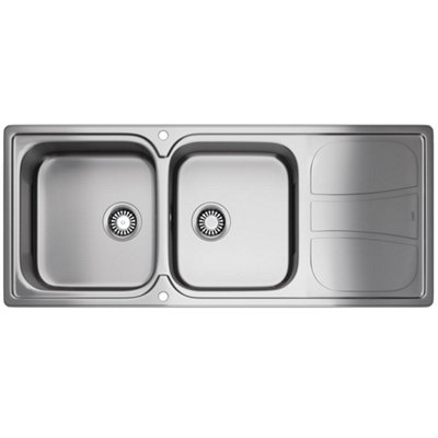Carron Phoenix Zeta 215 Stainless Steel 2.0 Bowl Reversible Inset ...