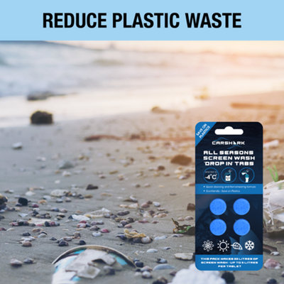 CARSHARK All Seasons Screenwash 5 Litres + 1 x 4 Screenwash Tablets ...