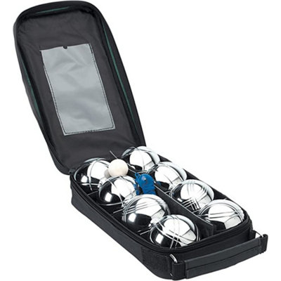 Carta Sport Chrome Boules Set (Pack Of 11) Black/Silver Grey (One Size)