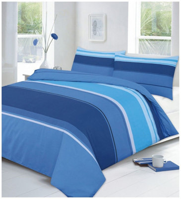 Carter Stripes 4 Pcs Bedding Set Duvet Cover With Valance Sheet ...