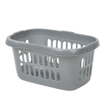 Casa Hipster Laundry Basket Silver One Colour (One Size)