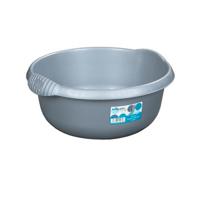 Casa Round Washing Up Bowl Silver 32cm