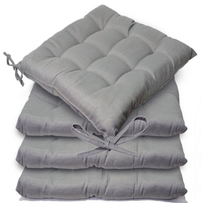 Casabella Pack of 4 Seat Pad for Dining Chair Garden Kitchen Chair pad ...