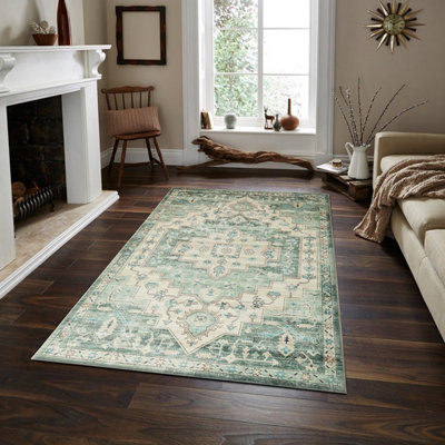 Cashmere Ember Rug Modern Indoor/Outdoor Area Carpet Bedroom Living ...