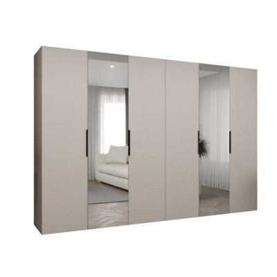 Cashmere Marbella II Hinged Door Wardrobe 300cm - Elegant Storage with ...