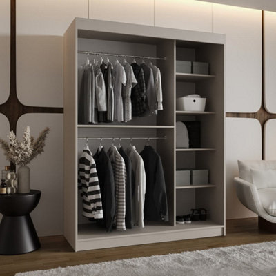 Cashmere Wardrobe W150cm - Serene, Clutter-Free Storage