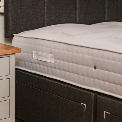 Cashmere Wool 1000 Pocket Sprung Divan Bed Set 5FT King 4 Drawers ...