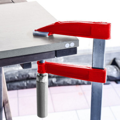 Cast Iron Bricklayers 50mm X 300mm F Clamp Woodworking Metal Clamp ...