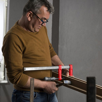 Cast Iron Bricklayers 50mm X 300mm F Clamp Woodworking Metal Clamp Building