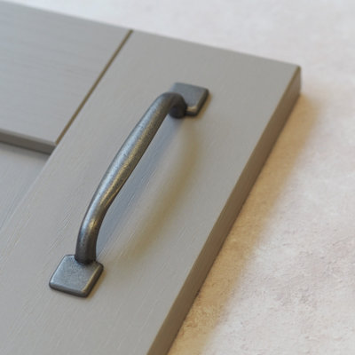 Cast Iron D Kitchen Cabinet Handle 128mm Antique Traditional Cupboard ...