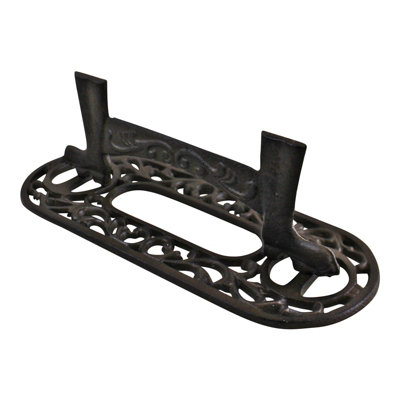 CAST IRON ORNATE BOOT SCRAPER