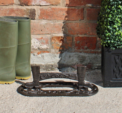 Cast Iron Ornate Boot Scraper