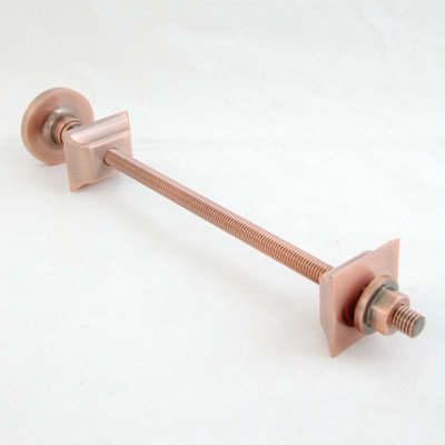 Cast Iron Radiator Luxury Wall Stay Fixing - Antique Copper | DIY at B&Q