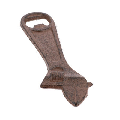 Cast Iron Rustic Adjustable Spanner Man Home Garden Bottle Opener 1 ...
