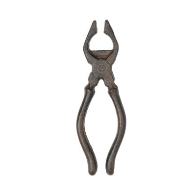 Cast Iron Rustic Pliers Man Bottle Opener 1.5x5x16cm | DIY at B&Q