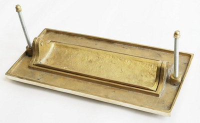Castelion Decorative Brass Letter Box Cover