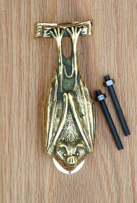 Castelion Solid Brass Bat Door Knocker