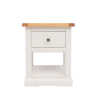 Castelli 1 Drawer Bedside Table Brass Knob | DIY at B&Q