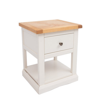 Castelli 1 Drawer Bedside Table Brass Knob | DIY at B&Q