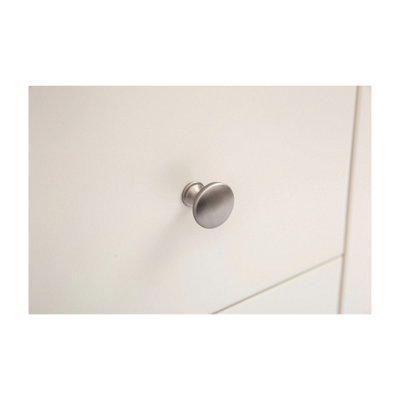 Castelli 3 Drawer Desk - Dressing Table Chrome Knob