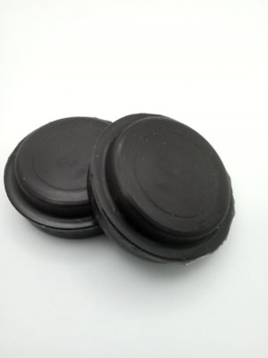 Castor Cups- Small Brown Rigid Floor Protectors