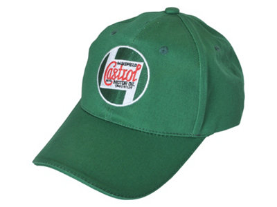 CASTROL Baseball Cap One Size Fits All Smart Green With Embroidered ...
