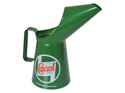 CASTROL Pouring Jug Imperial Measure Garage Workshop 1 Litre/2 Pints DA6273