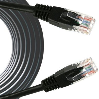 Cat 6 Ethernet Cable 10m - Gigabit High Speed Patch Lead for LAN Network, Router, PC