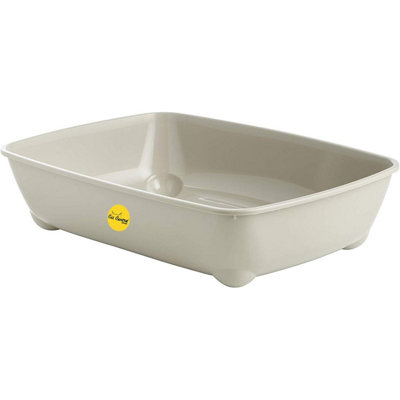 CAT CENTRE Jumbo Oval Pet Tray Without Rim Grey