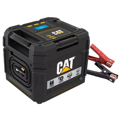 CAT Cube 1750A Digital Jump Starter with USB Power Bank, PSI Air ...