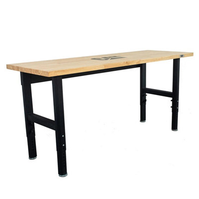 CAT Industrial 6ft Heavy-Duty Adjustable Workbench - 1361kg Load ...