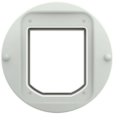 Cat Mate Cat Flap Adapter Kit for Walls and Glass Panels White