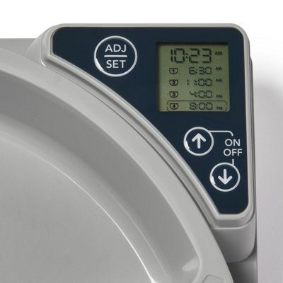 Cat Mate Five-meal Automatic Pet Feeder with Digital Timer - White - C500