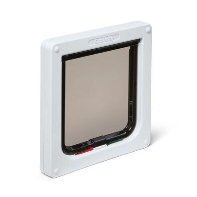 Cat Mate White 4-Way-Locking Cat Flap (309W)