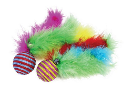 Cat n Caboodle Carnival Ball Cat Toy 2pc