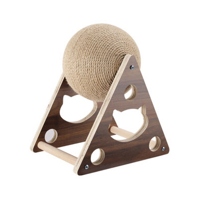 Cat Scratching Ball Natural Sisal Board Scratcher Pet Toy