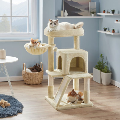 CAT TREE, CAT TOWER, WIDENED PERCH FOR LARGE CATS