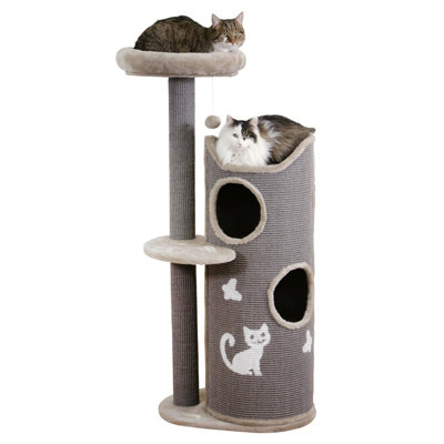 Cat Tree Tiana grey, 70x56x130cm