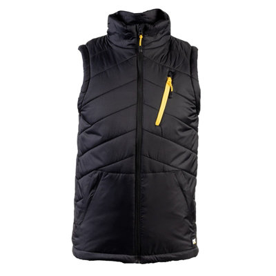 Caterpillar - Essentials Body Warmer - Black - Body Warmer - L | DIY at B&Q