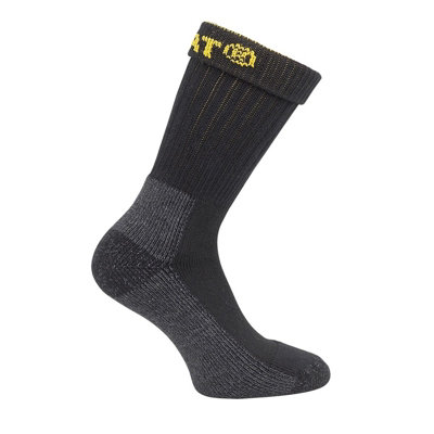Caterpillar - Industrial Work Sock 2 Pack - Black - Socks | DIY at B&Q