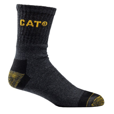 Caterpillar - Premium Work Sock 3 Pair Pack - Grey - Socks