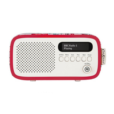 Cath Kidston Strawberry Garden 'Dexter' DAB/DAB+ Digital & FM Radio