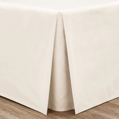 Catherine Lansfield Bedroom Easy Iron Percale Combed Base Valance Sheet ...