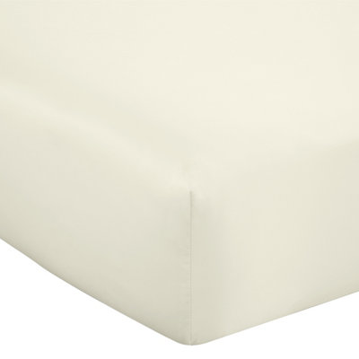 Catherine Lansfield Bedroom Silky Soft Satin Fitted Sheet 30cm Depth ...