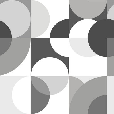 Catherine Lansfield Mono Geometric Pearl effect Embossed Wallpaper ...