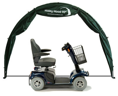 CAVE INNOVATIONS Hidey Hood 90 Wall Mounted Folding Storage Cover - 2.5m Wide, 1.7m High, 1.7m ...