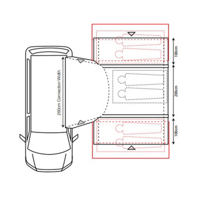 Cayman Combo Air Mid Driveaway Awning 2022 (210-255)