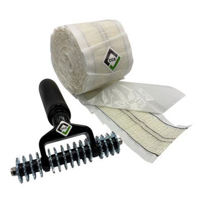CCA Carpet join bundle. 5 inch star wheel seam roller and 30ft, 9.2mtr ...