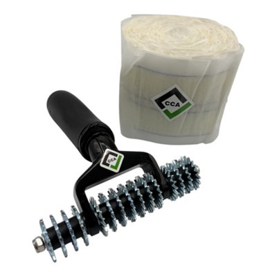 CCA Carpet join bundle. 5 inch star wheel seam roller and 30ft, 9.2mtr ...