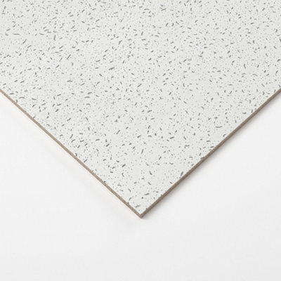 CDS Tega Mineral Fibre Ceiling Tile 595mm X 595mm 10 Tiles Per Box ...